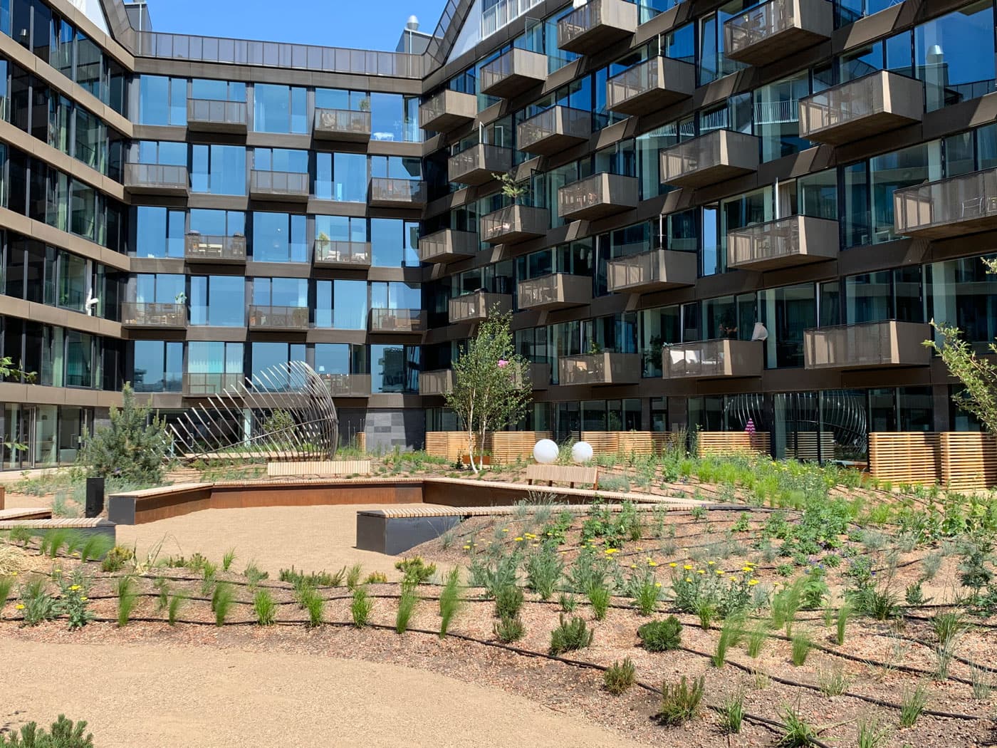 The new A-Huset courtyard has been successfully finalized